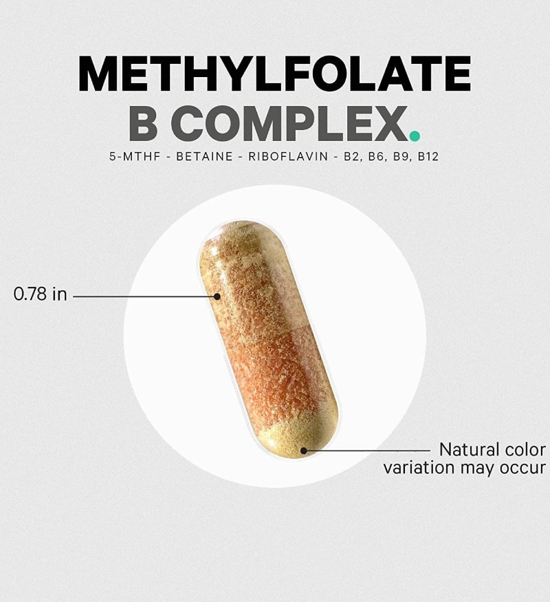 Codeage Methylfolate B Complex - Viên uống bổ não và hỗ trợ tăng cường trí nhớ