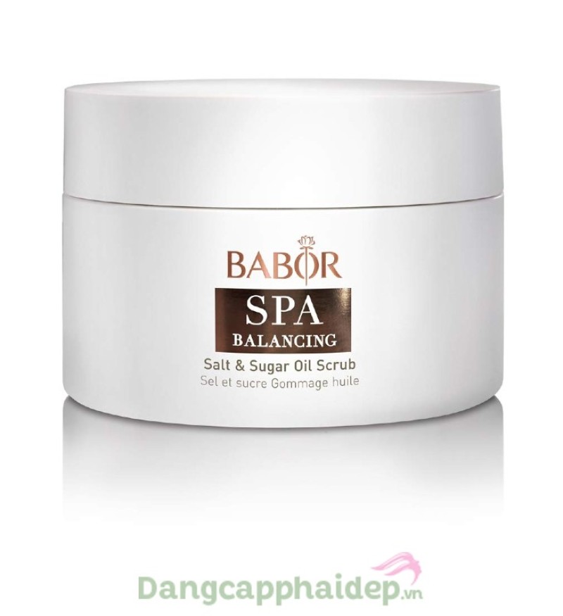 Babor Spa Balancing Salt & Sugar Oil Scrub 200ml - Đường tẩy da chết
