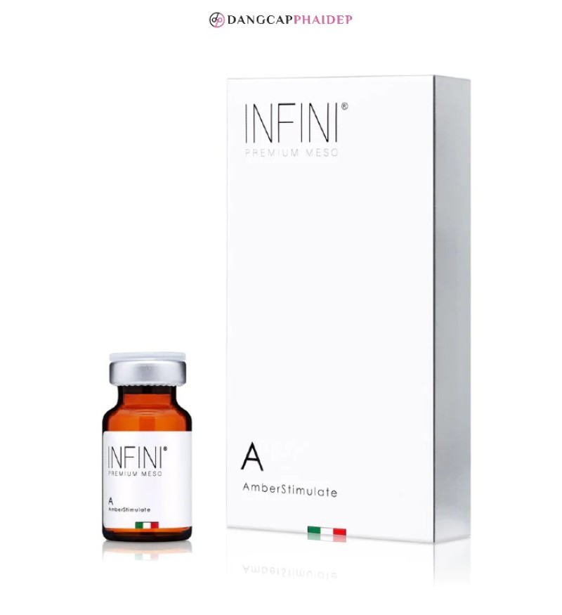 Meso phục hồi da tổn thương Infini Premium Meso A Amber Stimulate 5x10ml