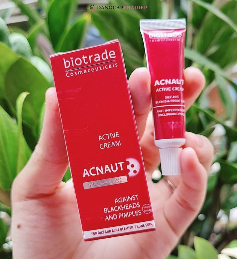 Kem giảm mụn hoạt tính Biotrade Acnaut Active Cream