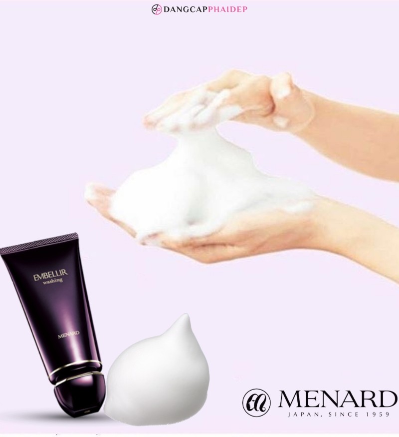 Kem rửa mặt làm sạch sâu và ngừa lão hóa Menard Embellir Washing