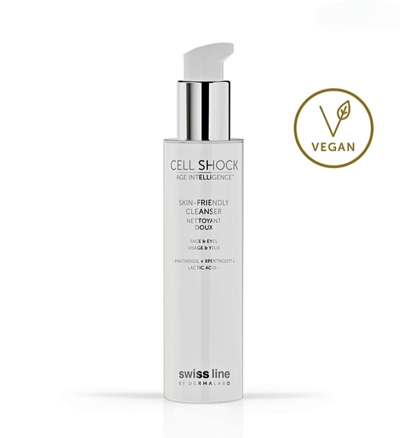 Gel rửa mặt Swissline Cell Shock Age Intelligence Skin-Friendly Cleanser