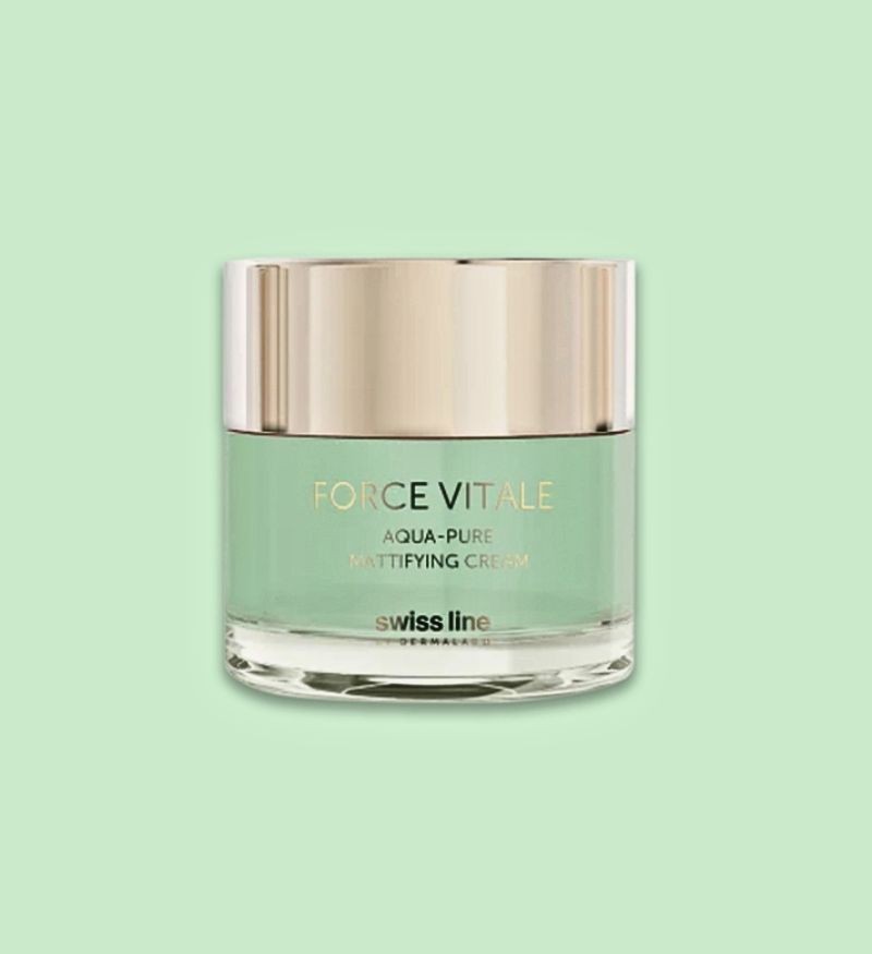 Kem trị mụn Swissline Force Vitale Aqua-Pure Mattifying Cream 50ml